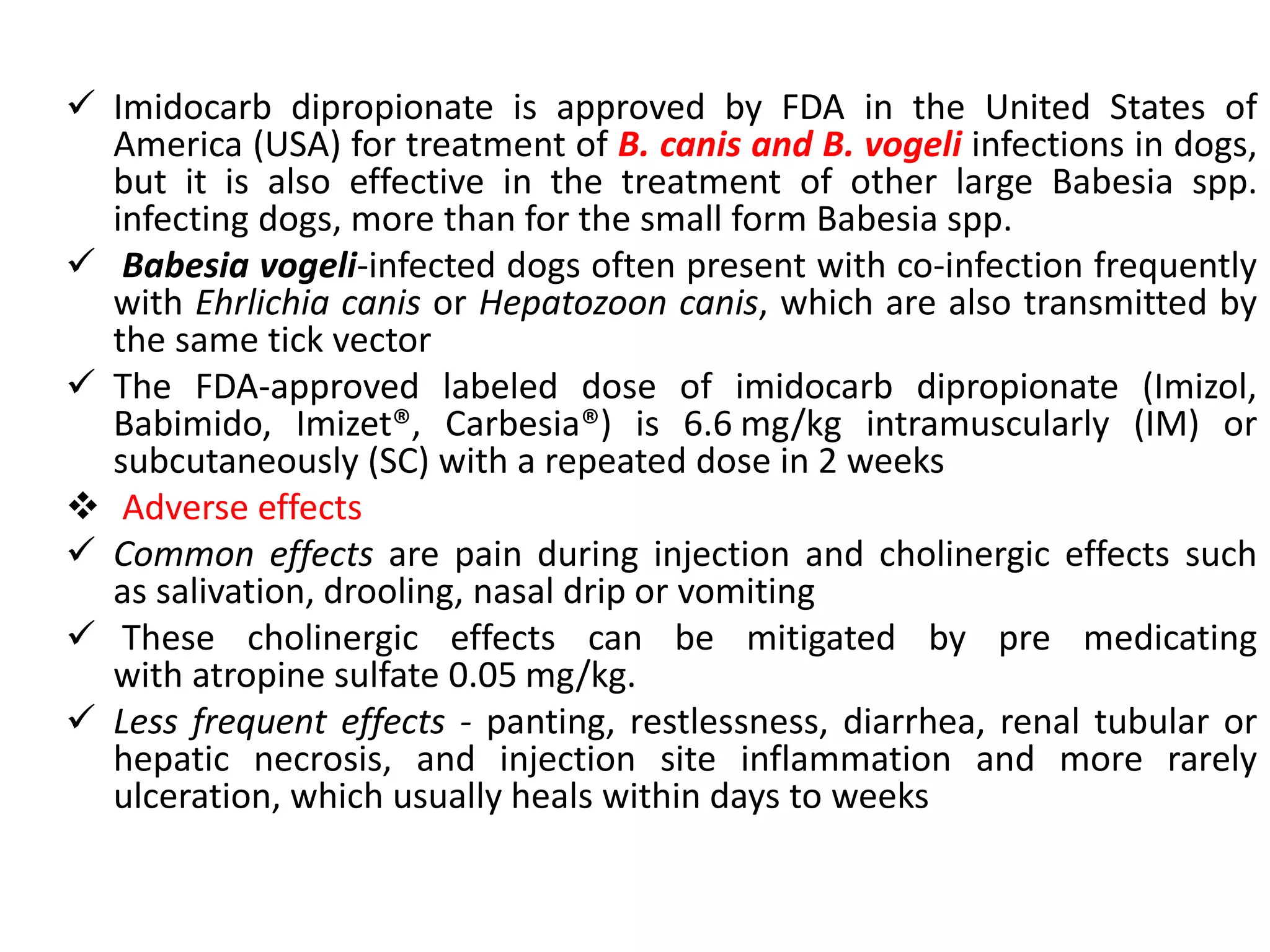 Recent trends in the therapeutic management of babesiosis.pptx