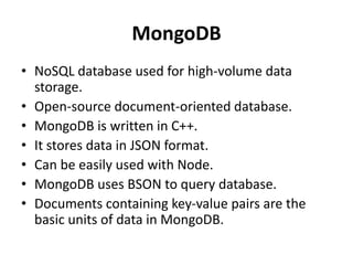 Introduction to MERN Stack