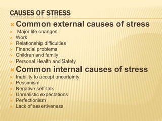 Recent understanding about stress | PPTX