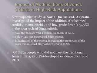 Recent update in acute rheumatic fever 2018 | PPT