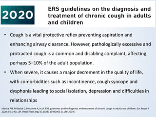 Recent update on management of chronic cough.pptx
