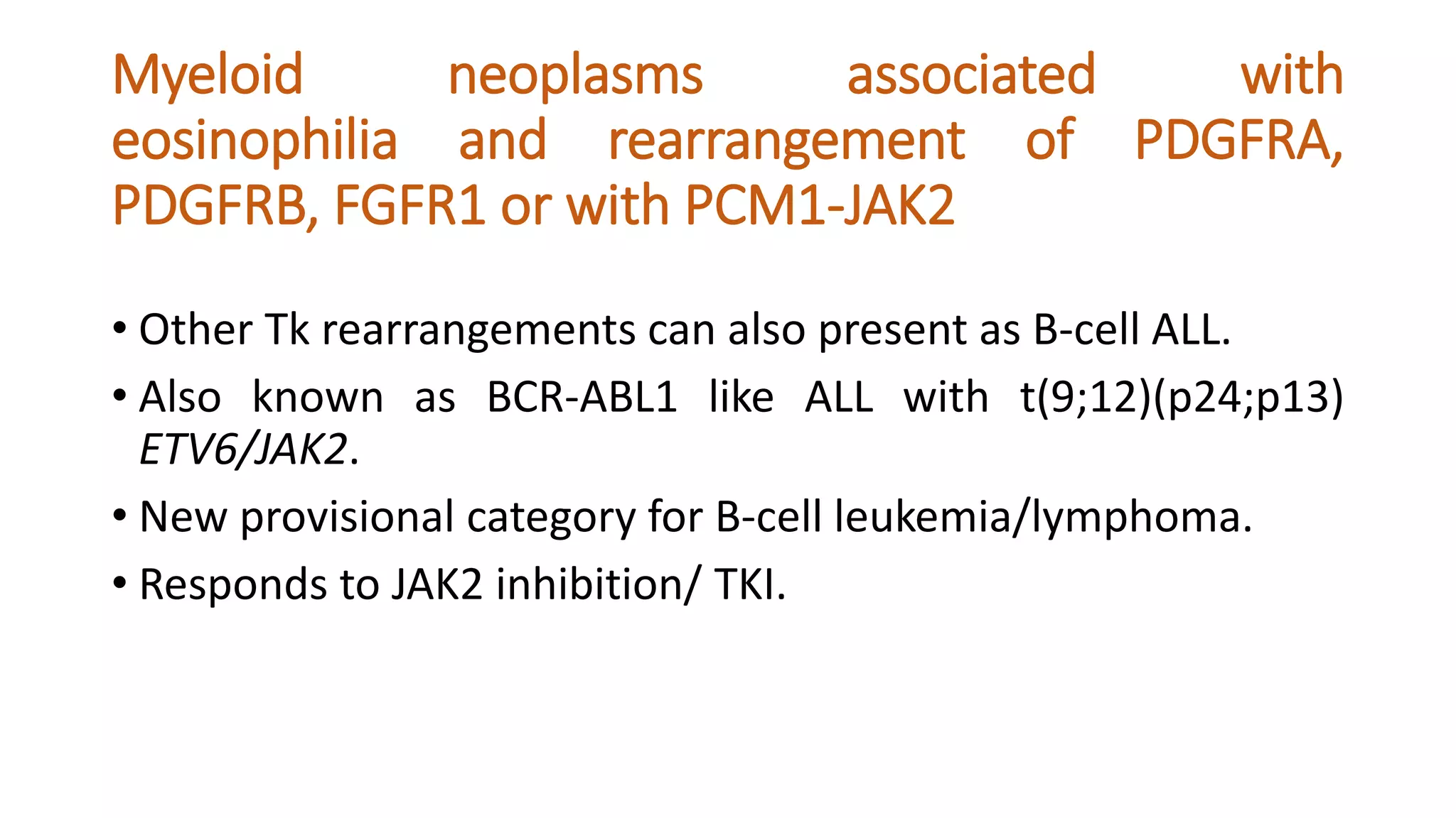 Recent updates in classification of mds and myeloid neoplasm | PPT