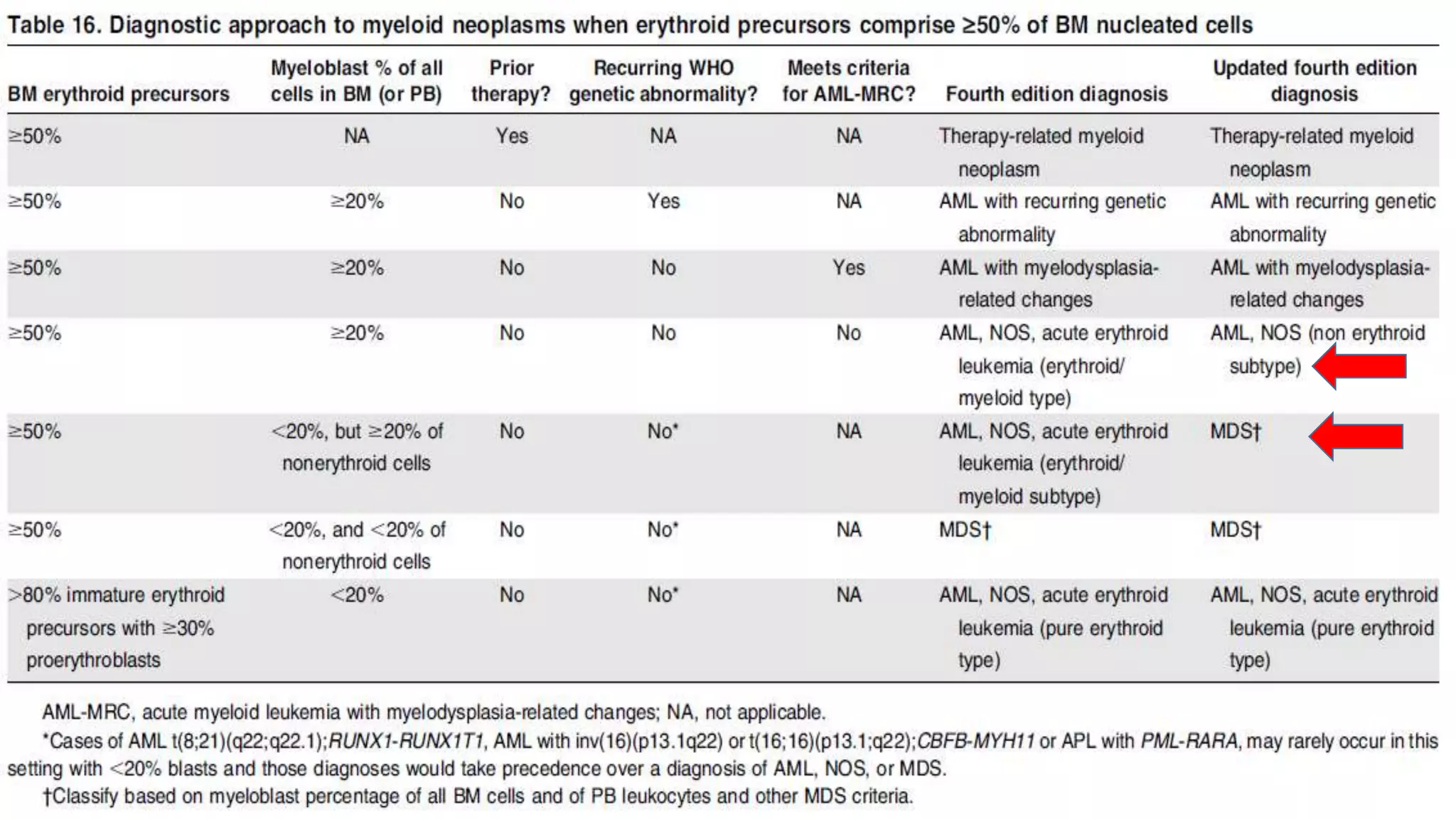 Recent updates in classification of mds and myeloid neoplasm | PPT
