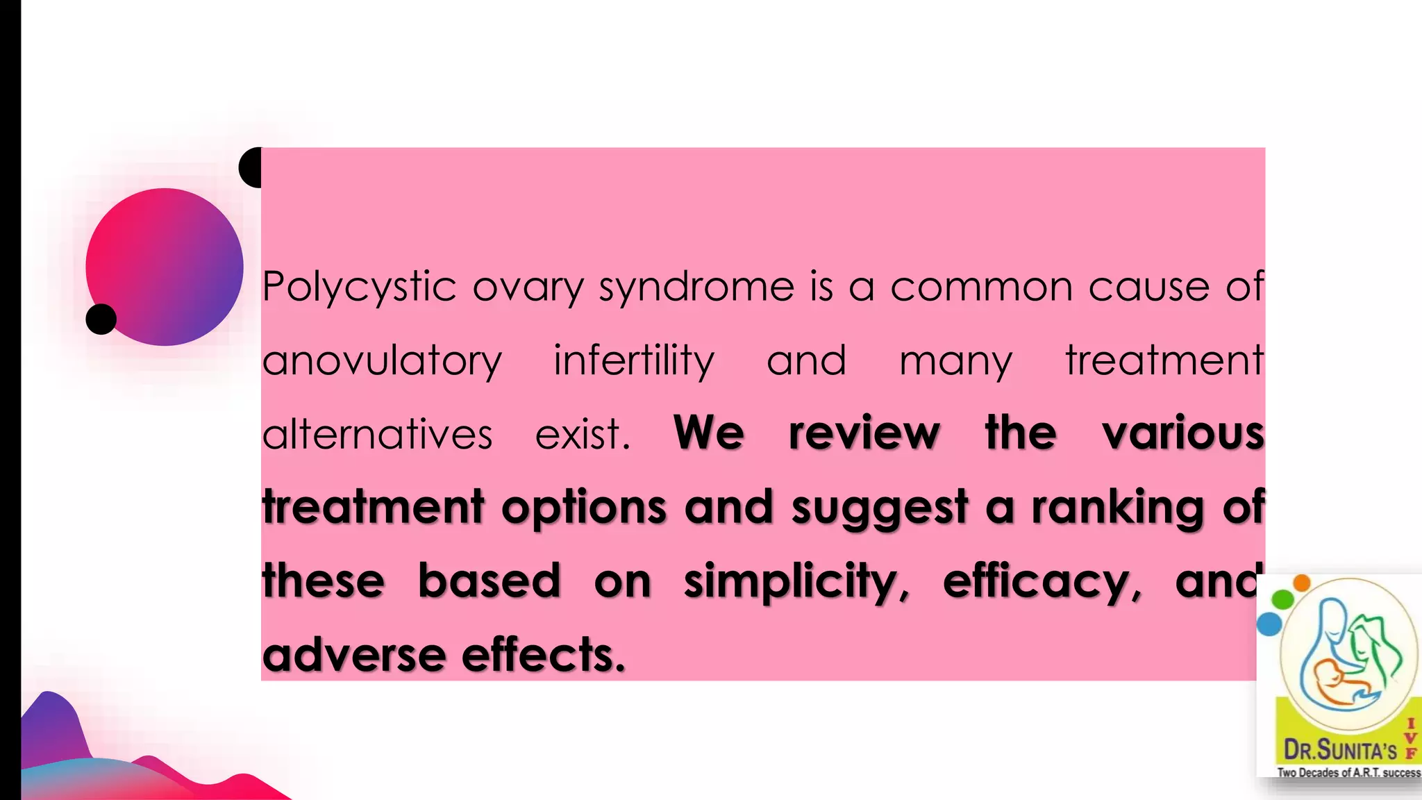 Recent updates in ovulation induction in pcos | PDF