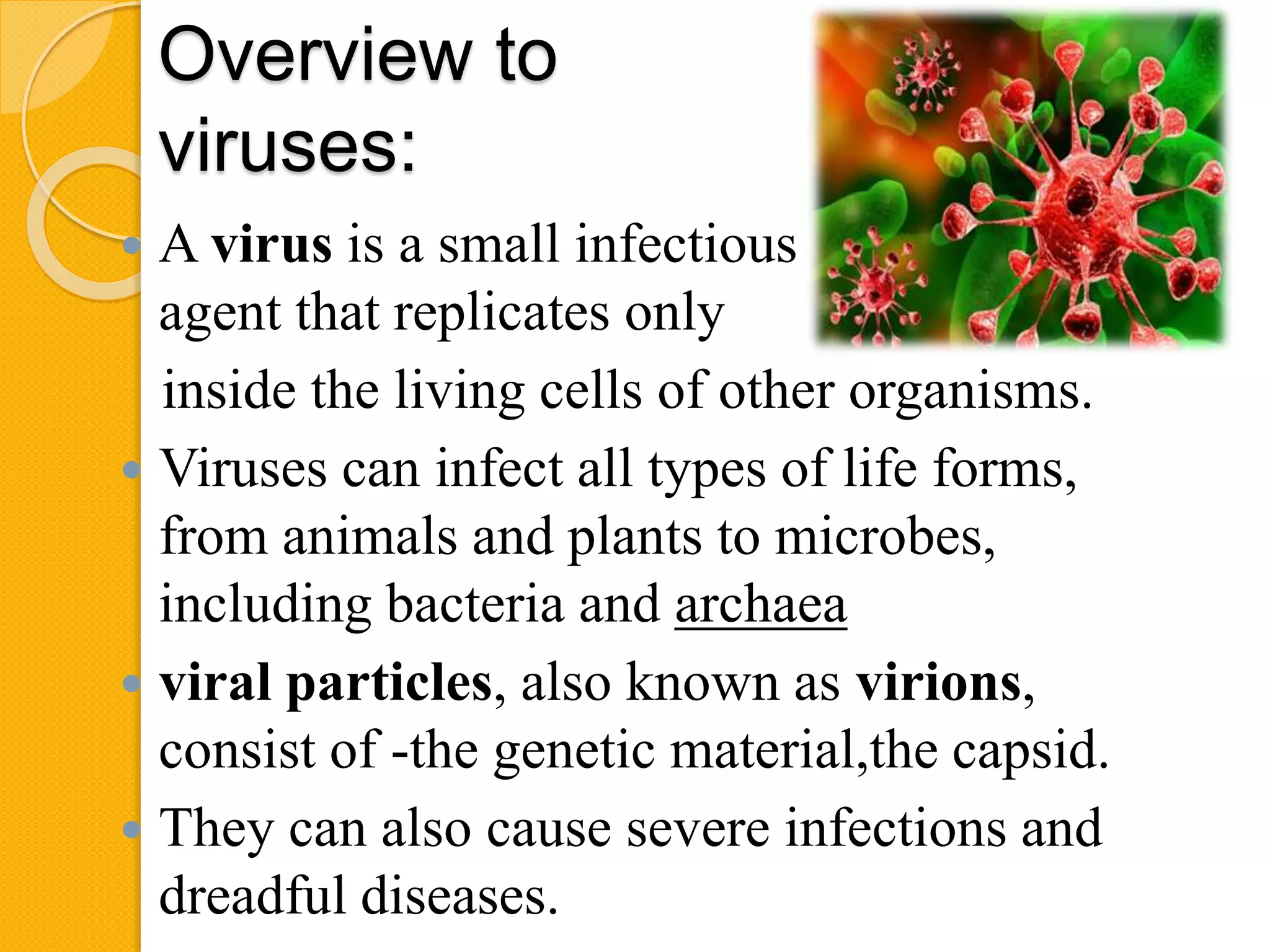 viruses and viral diseases | PPTX