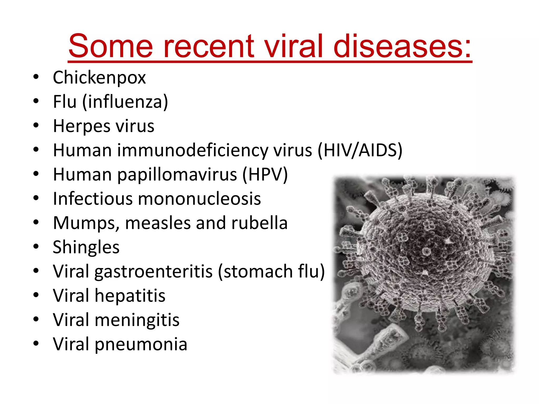 viruses and viral diseases | PPTX
