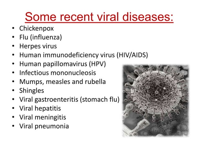 viruses and viral diseases | PPTX