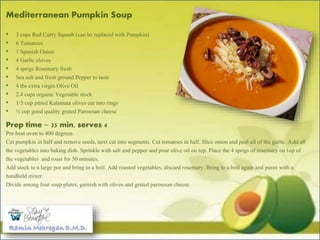 Recipes for the tmd patient | PPTX