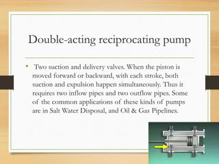 Reciprocating pump | PPTX