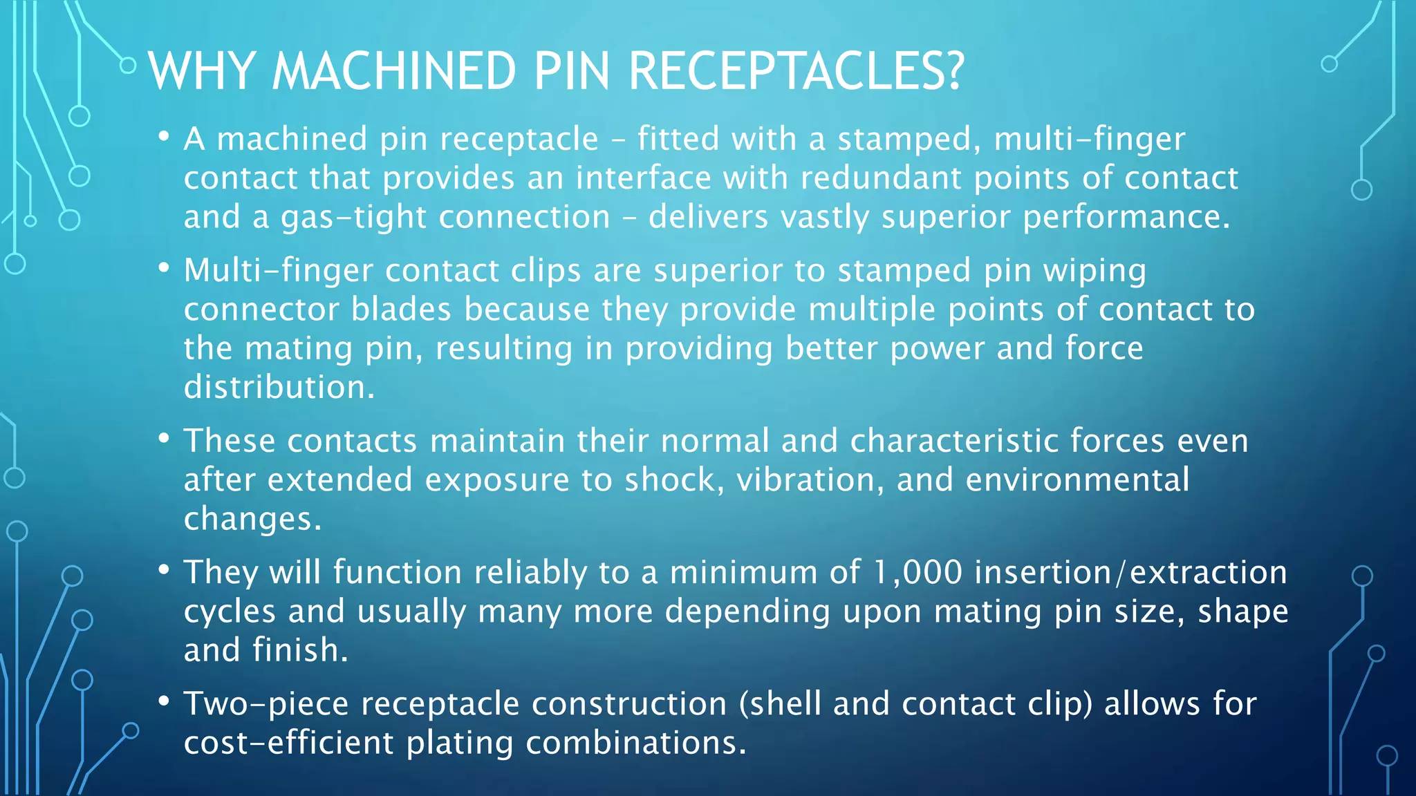 Receptacle Pins | PPTX