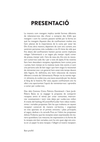 Receptari Cuinem per Cuidar | PDF