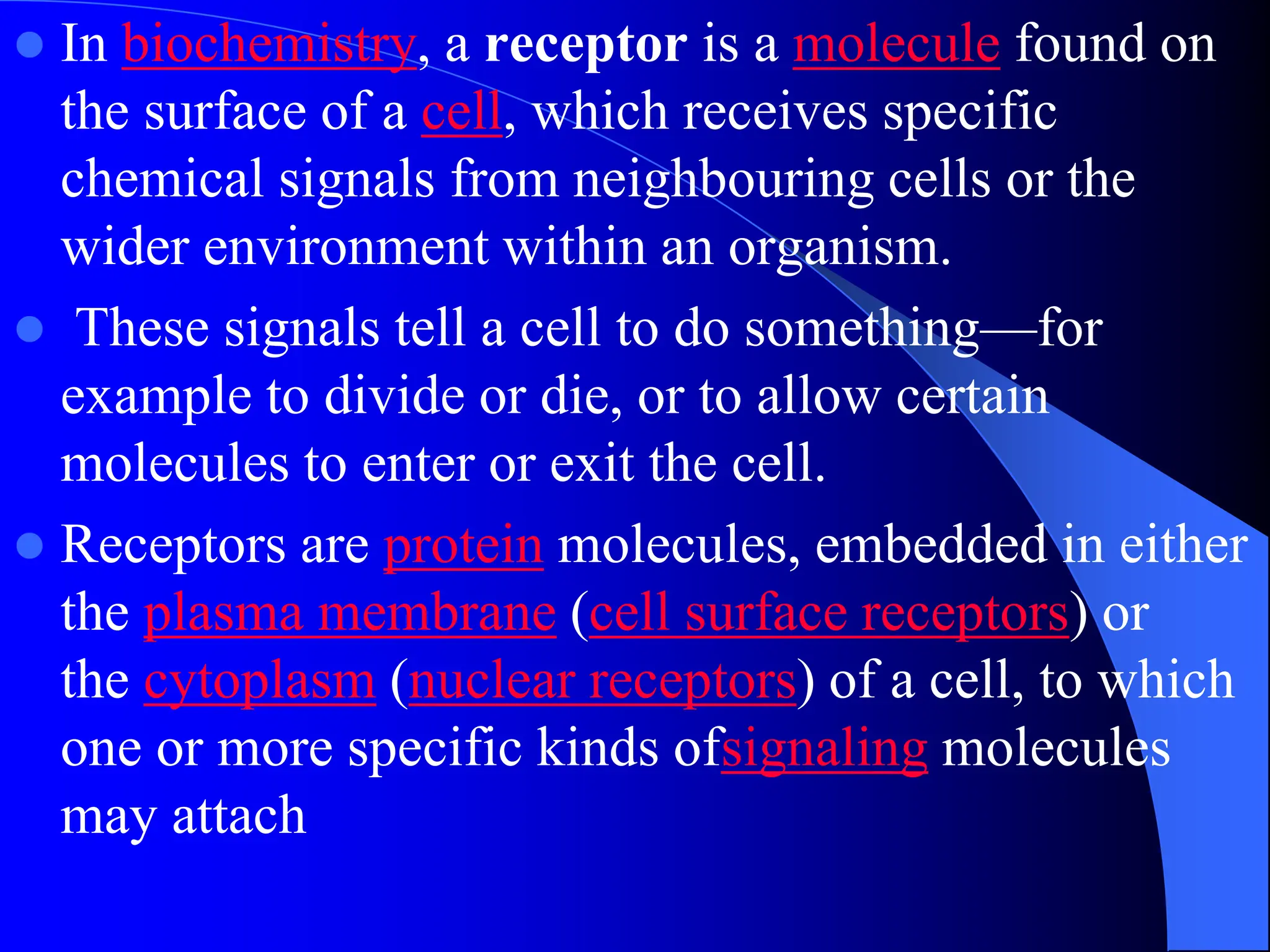 Recepters & G proteins.ppt in biochemistry | PPT