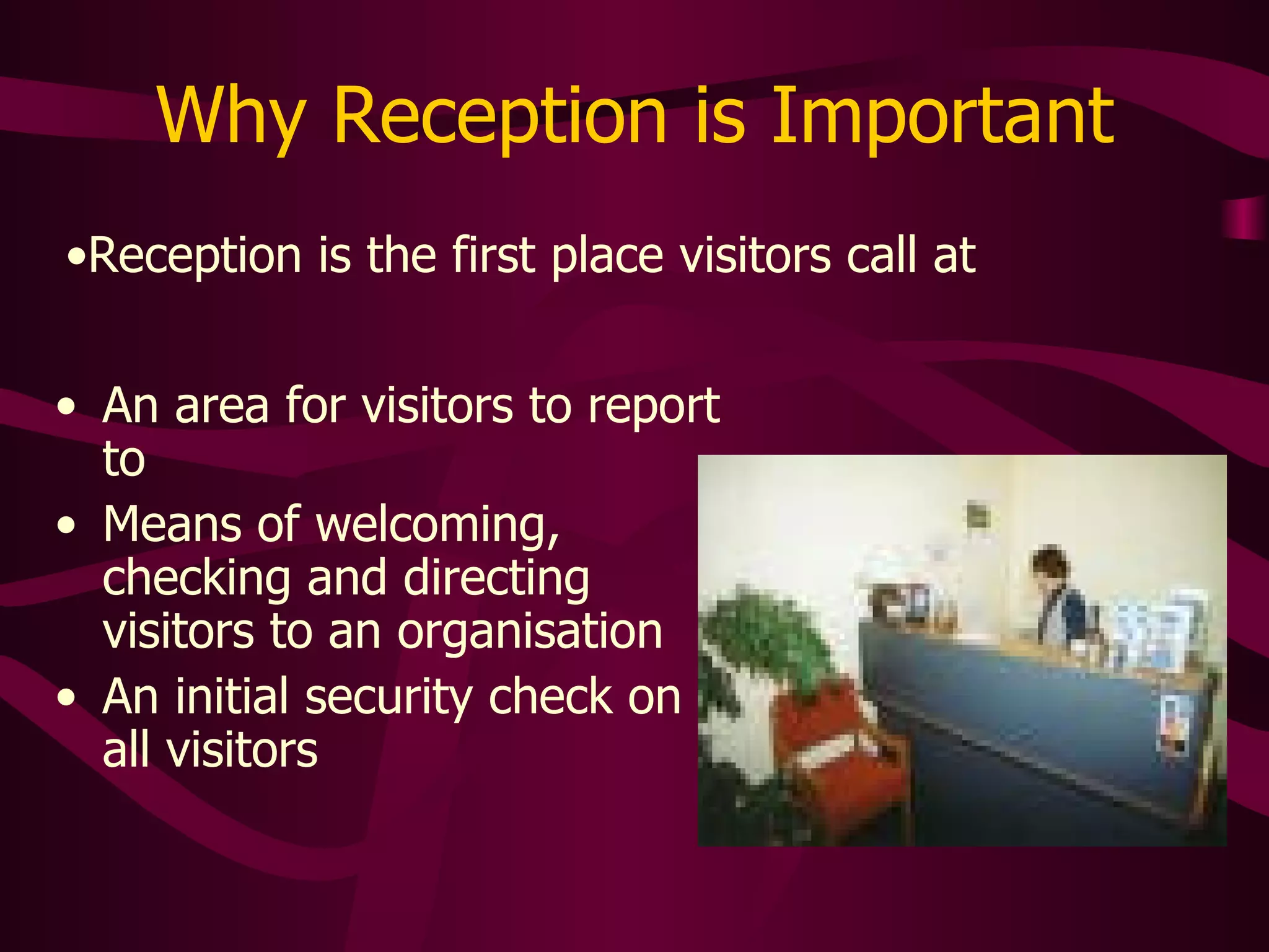 Reception | PPT