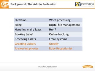 Automation Apps for the Modern Reception Area | PPTX