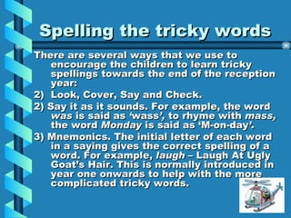 Reception Inspire Workshop | PPT