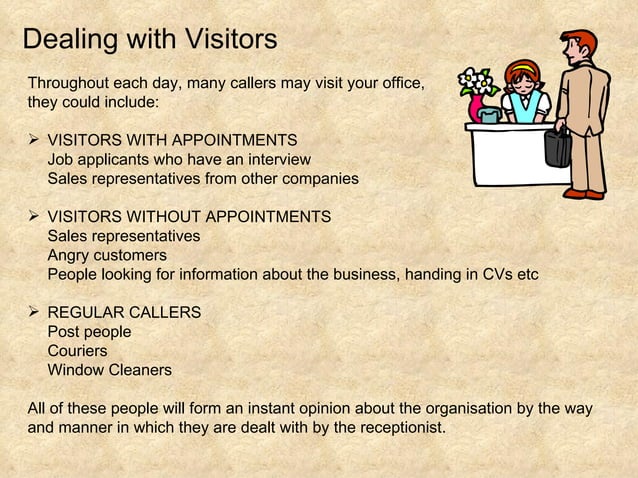 Standard Grade Administration - Reception Services | PPT