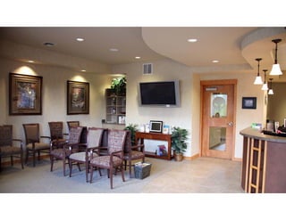 Reception area at Hymas Family Dental Spokane Valley.pdf