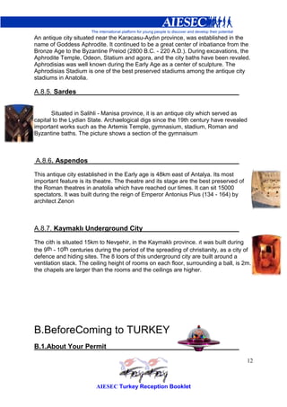 Reception booklet of_turkey | PDF