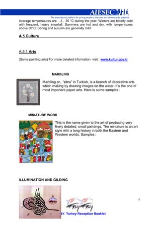 Reception booklet of_turkey | PDF