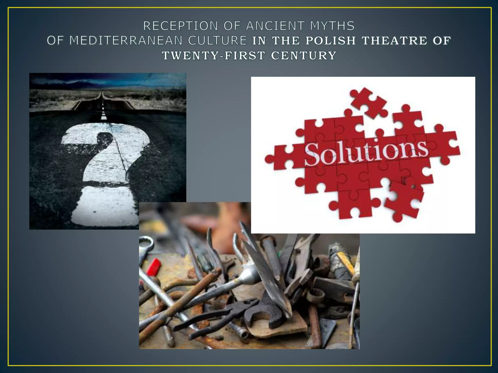 Postmodern Antiquity in Theatre | PPTX