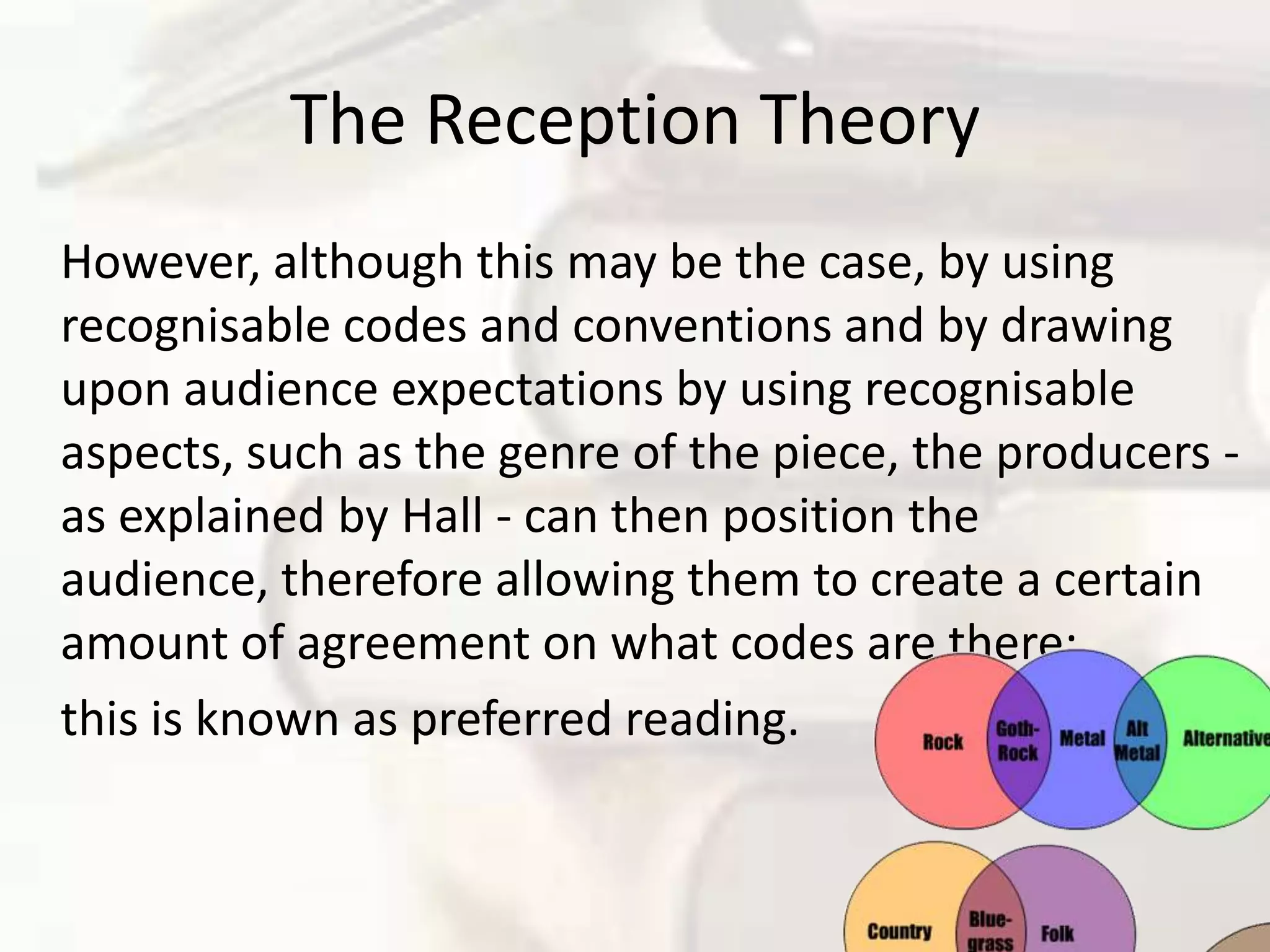 Reception theory | PPTX