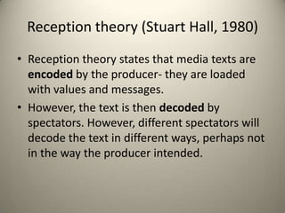 Reception theory | PPTX