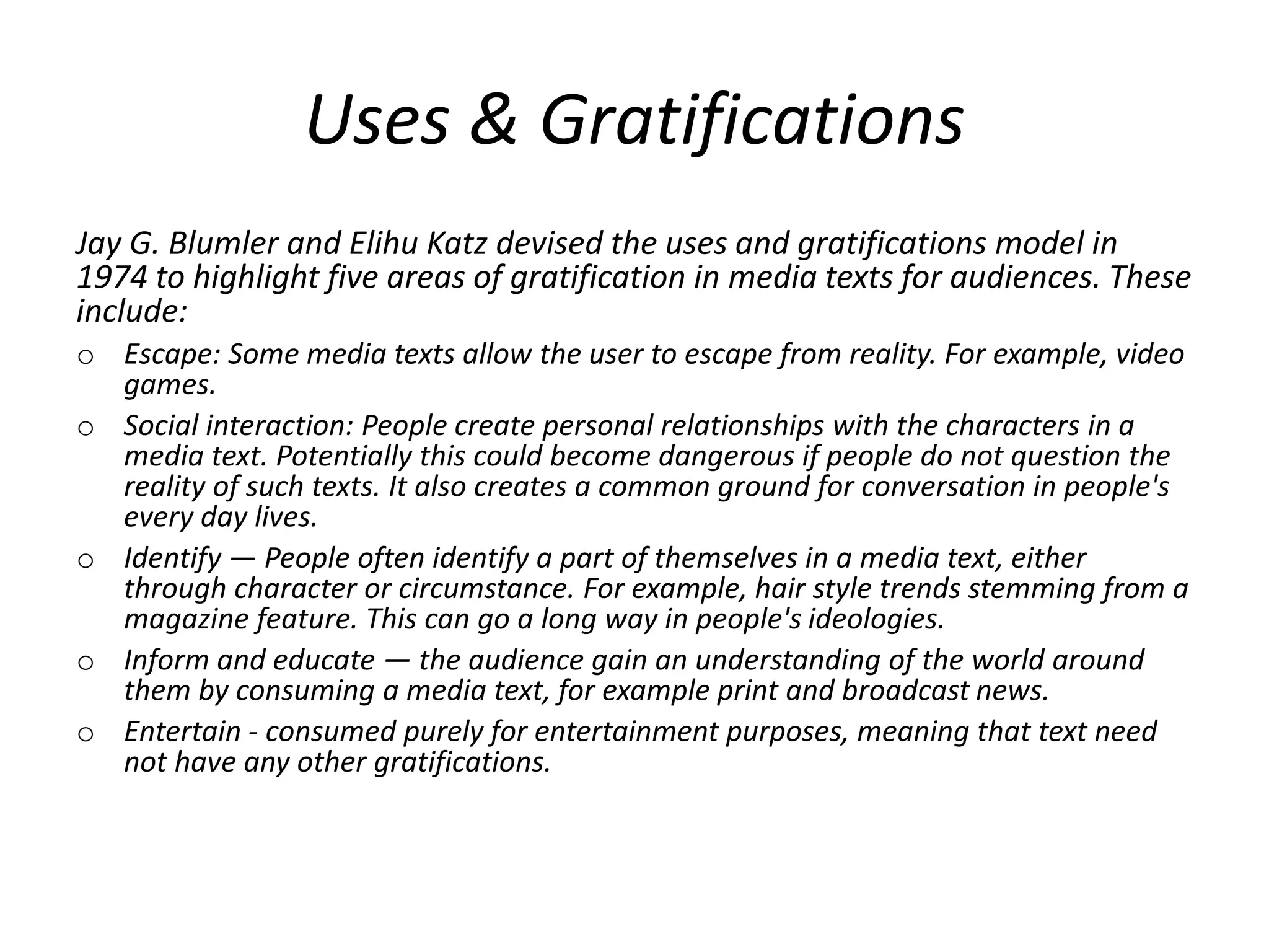 Media Reception theory | PPT