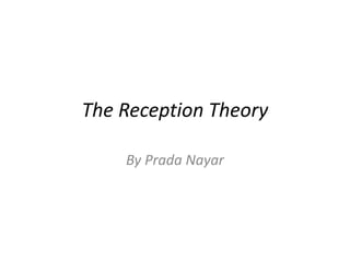 Media Reception theory | PPTX | Science