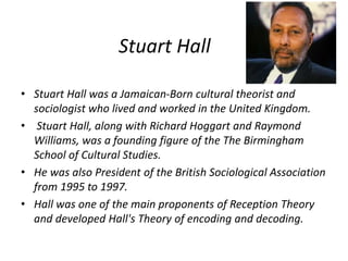 Media Reception theory | PPTX | Science