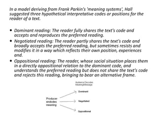 Media Reception theory | PPTX | Science