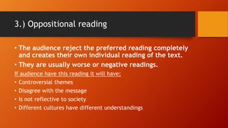 Reception theory - Stuart Hall | PPTX