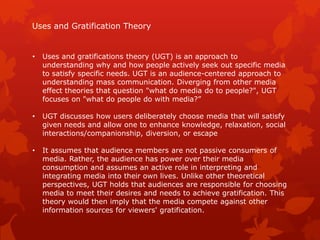 Reception theory and the UGT | PPTX