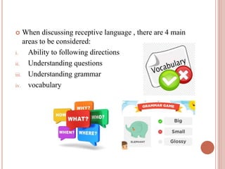 Receptive language | PPTX
