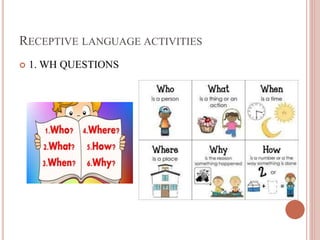 Receptive language | PPTX