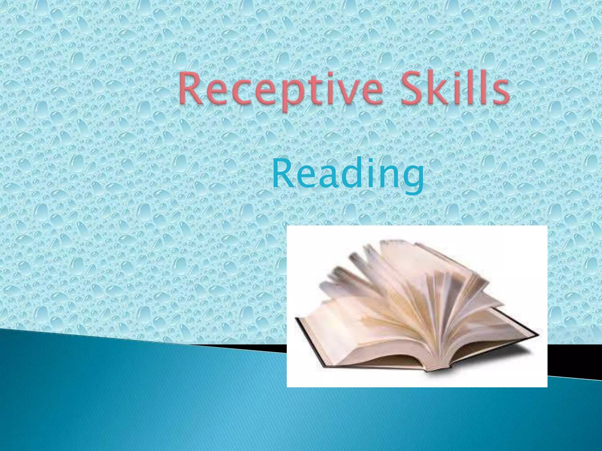 Receptive skills | PPTX