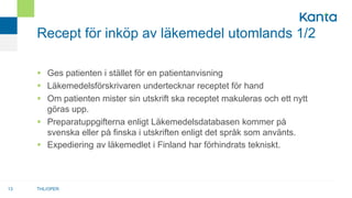 Elektroniska recept i Europa | PPT