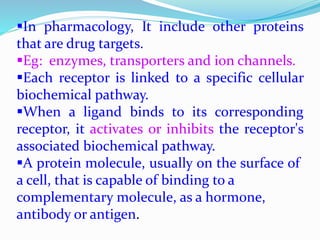 Receptor - D. R. Mali | PPTX