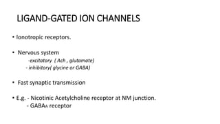 Receptor- ligand gated,enzyme linked, nuclear. | PPTX | Genetics | Science