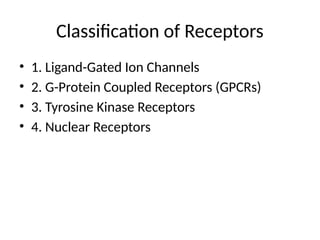 Receptor Classification and Structure.pptx