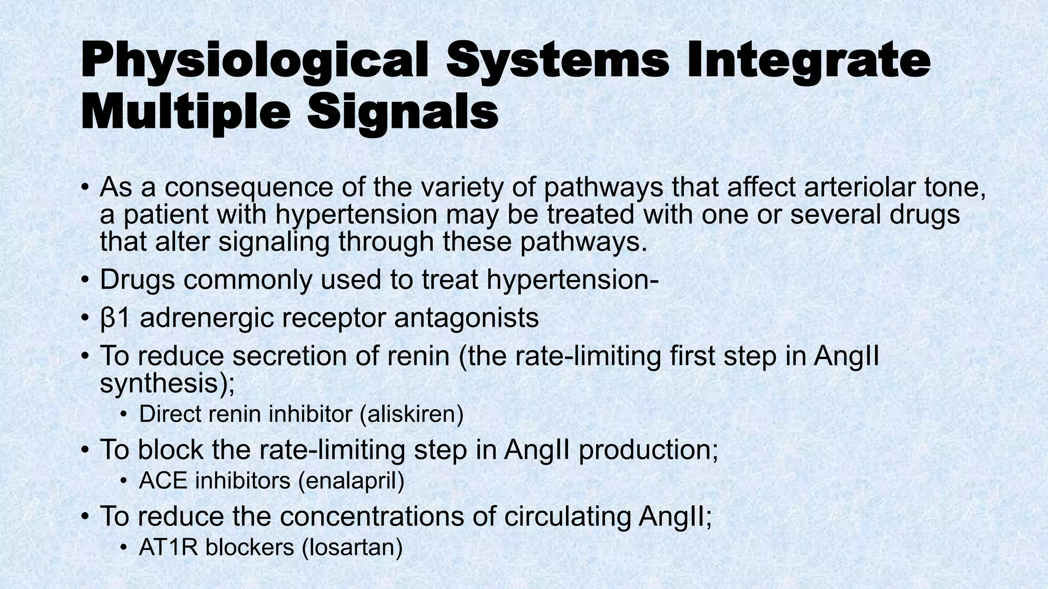 Receptor desensitization and regulation of receptors, Diseases ...