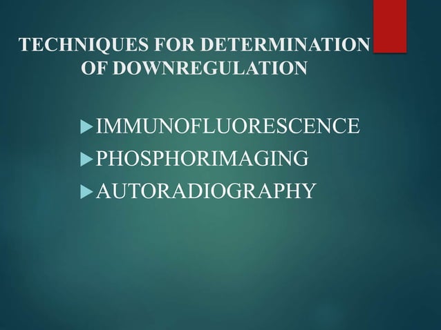 Receptor down regulation | PPTX