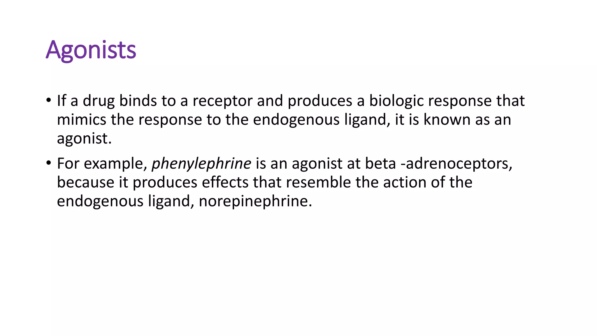 Receptor - Pharmacology | PPTX