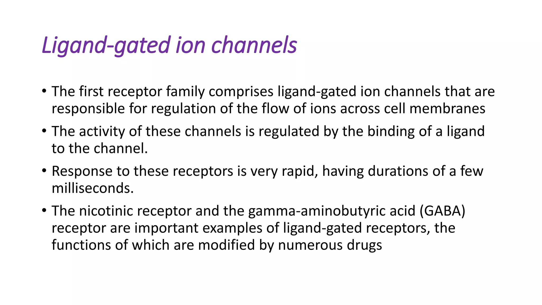Receptor - Pharmacology | PPTX
