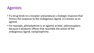 Receptor - Pharmacology | PPTX