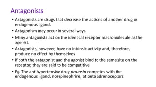 Receptor - Pharmacology | PPTX