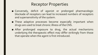 Receptor pharmacology | PPTX
