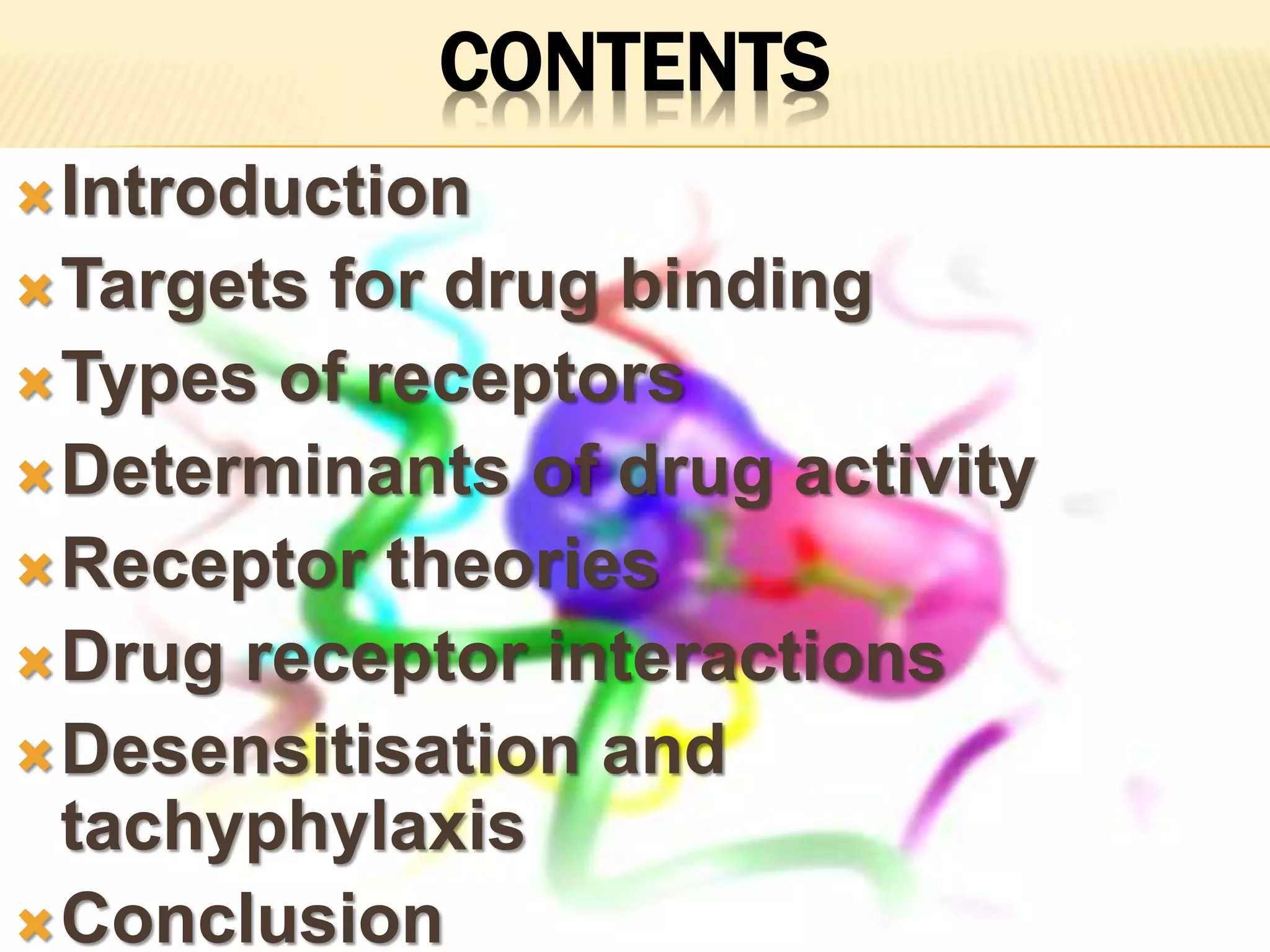 Drug receptor interactions and types of receptor | PPTX