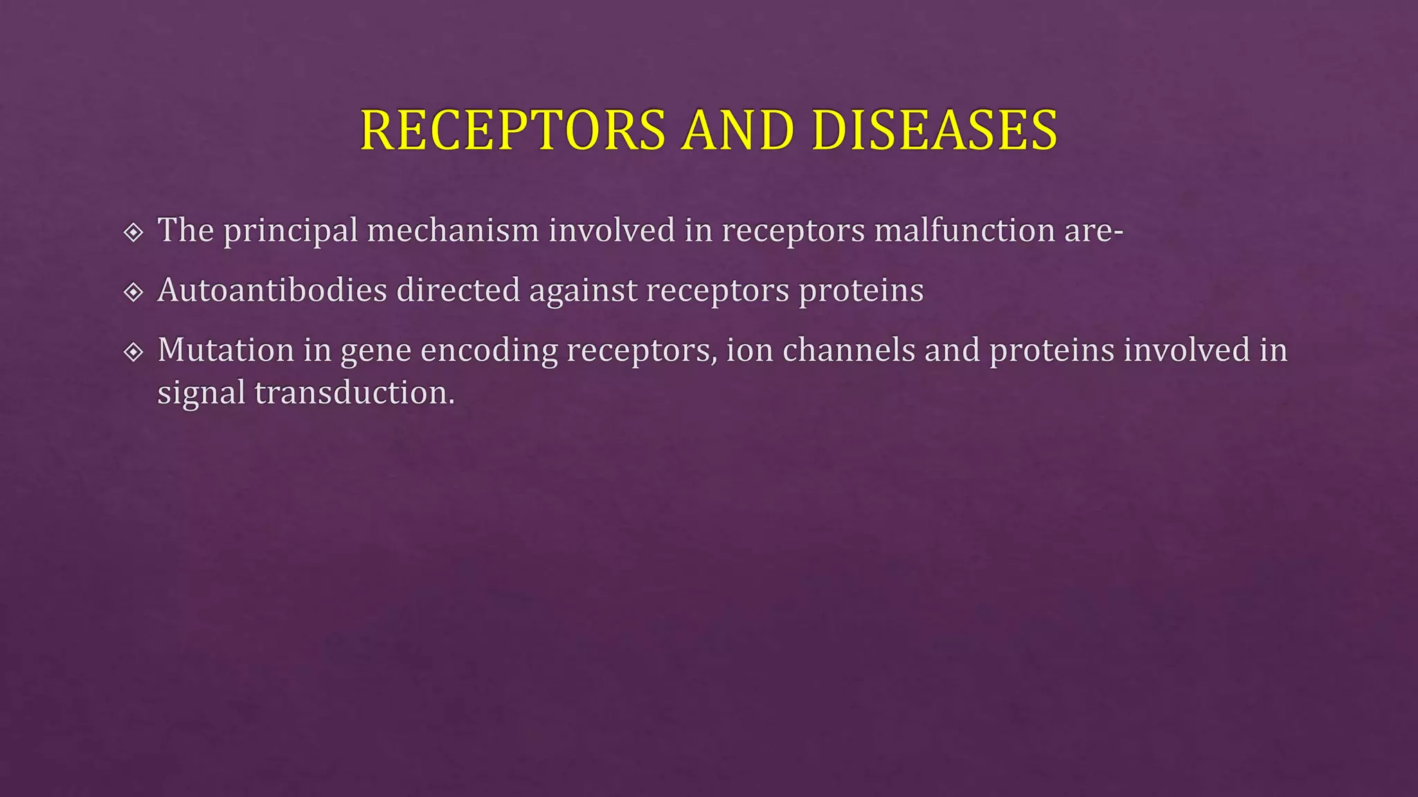Receptor ppt | PPT