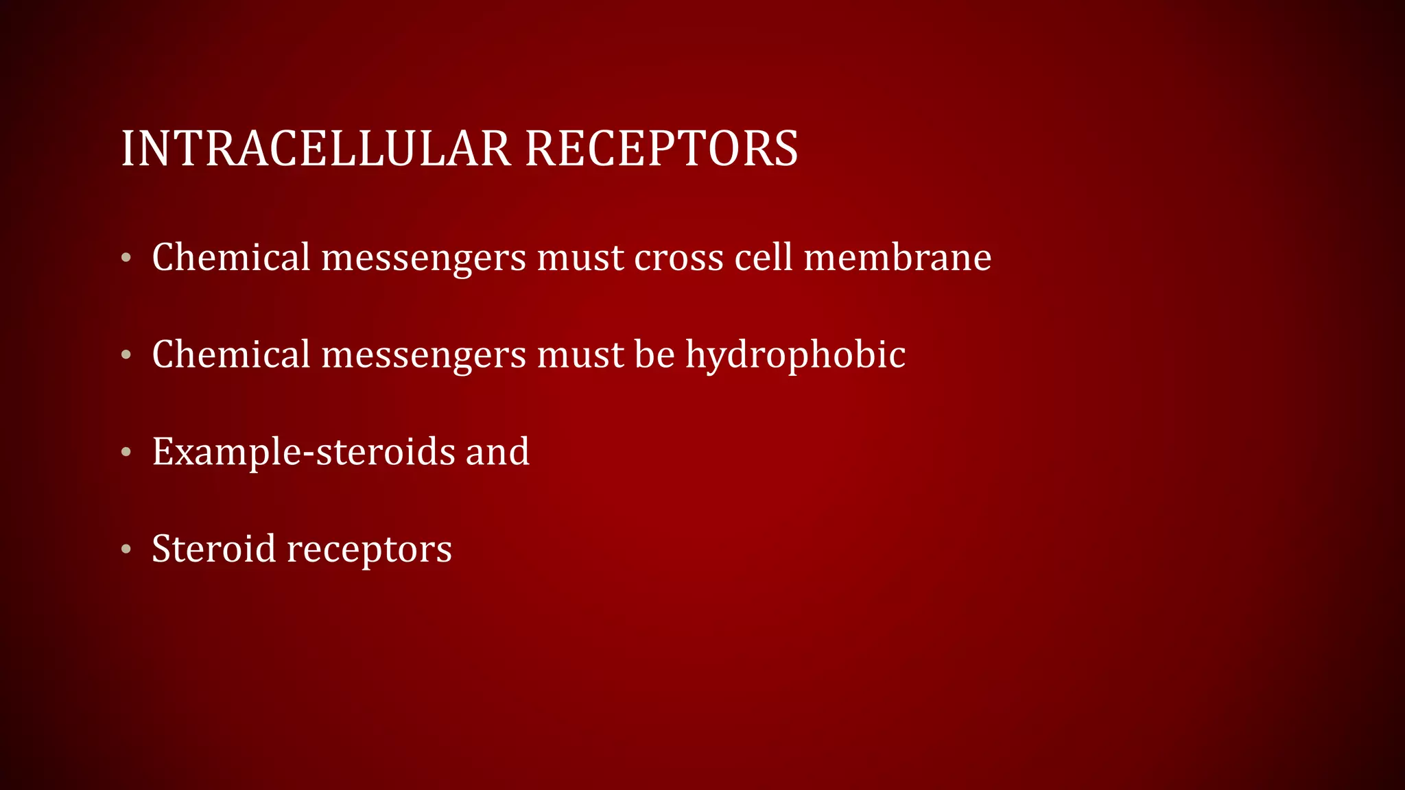 Cellular Receptors | PPTX