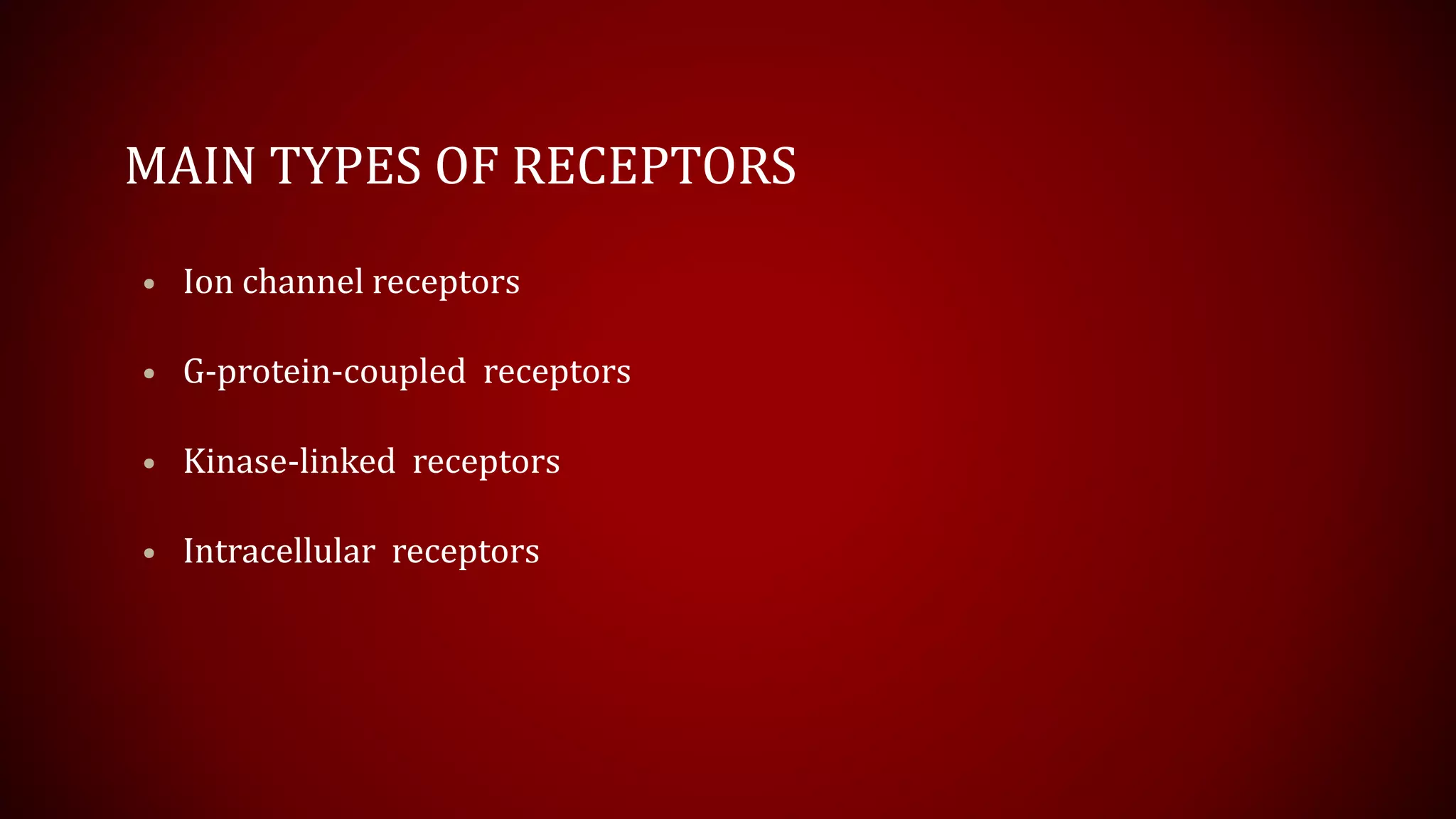 Cellular Receptors | PPTX